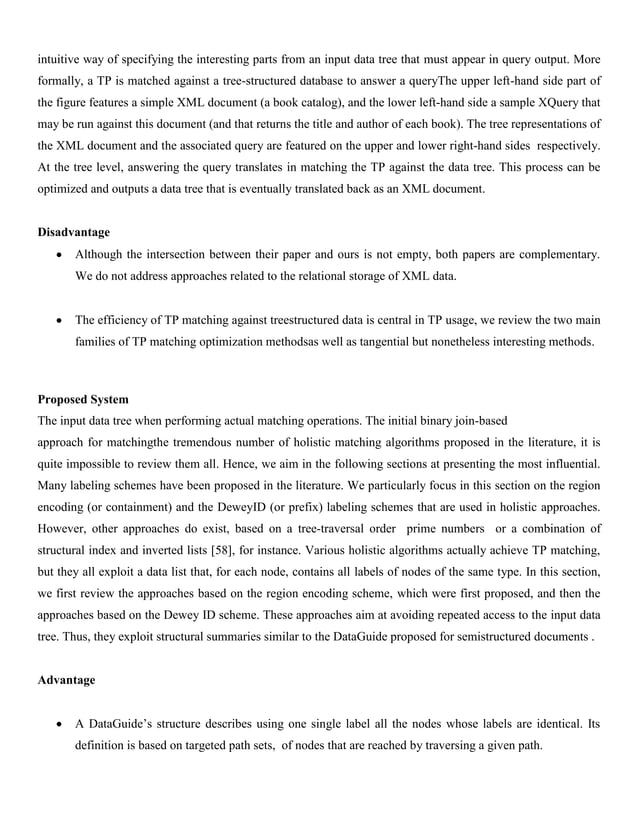 A survey of xml tree patterns | PDF