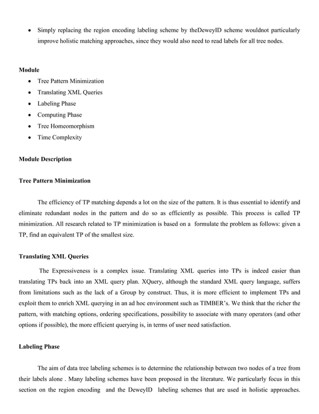 A survey of xml tree patterns | PDF