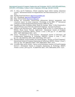 A survey on architectures applications and issues of sensor cloud | PDF