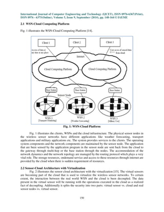 A survey on architectures applications and issues of sensor cloud | PDF