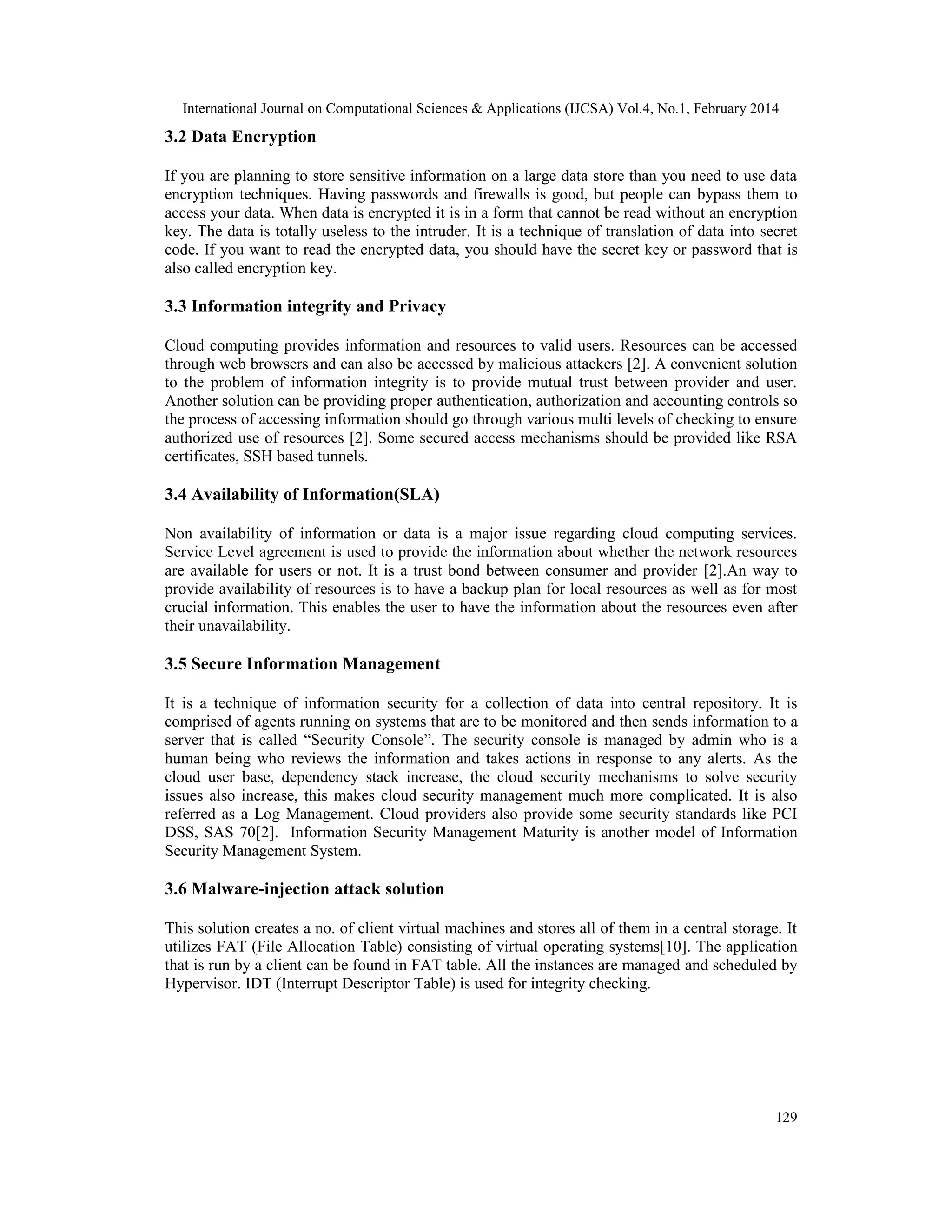 A survey on cloud security issues and techniques | PDF | Cloud Computing | Internet