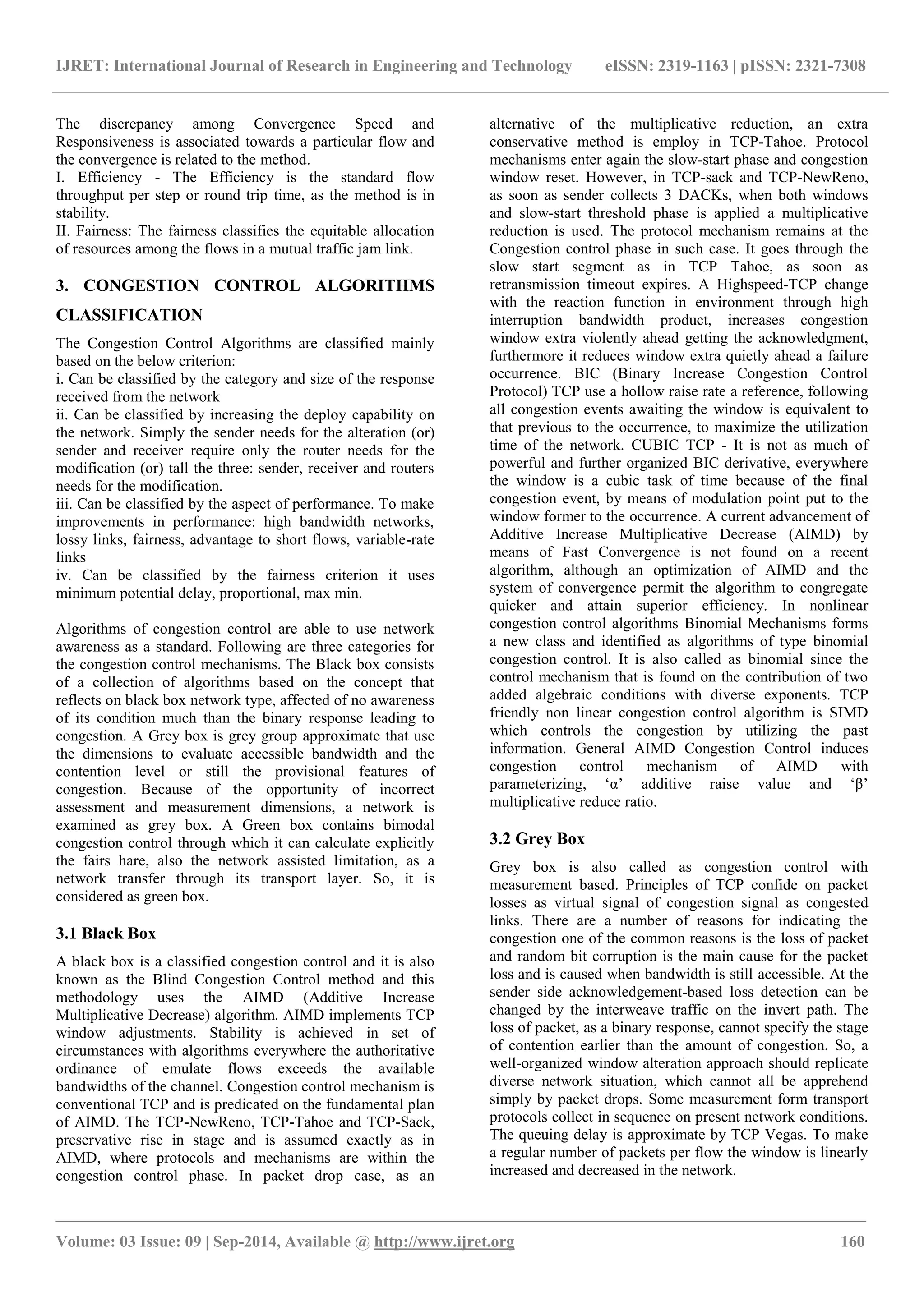 A survey on congestion control mechanisms | PDF