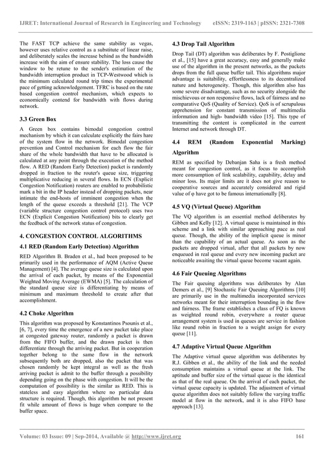 A survey on congestion control mechanisms | PDF