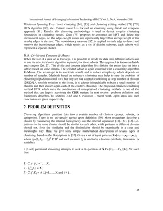 A Survey On: Content Based Image Retrieval Systems Using Clustering Techniques For Large Data ...