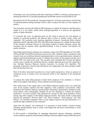 A SURVEY ON EDUCATIONAL DATA MINING AND RESEARCH TRENDS | PDF