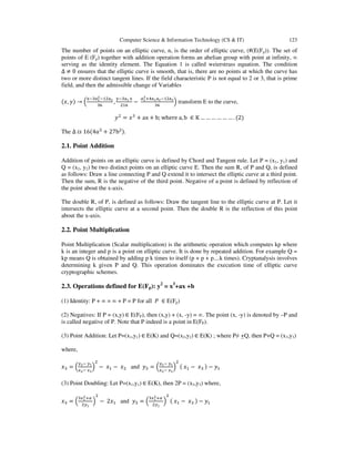 A SURVEY ON ELLIPTIC CURVE DIGITAL SIGNATURE ALGORITHM AND ITS VARIANTS | PDF