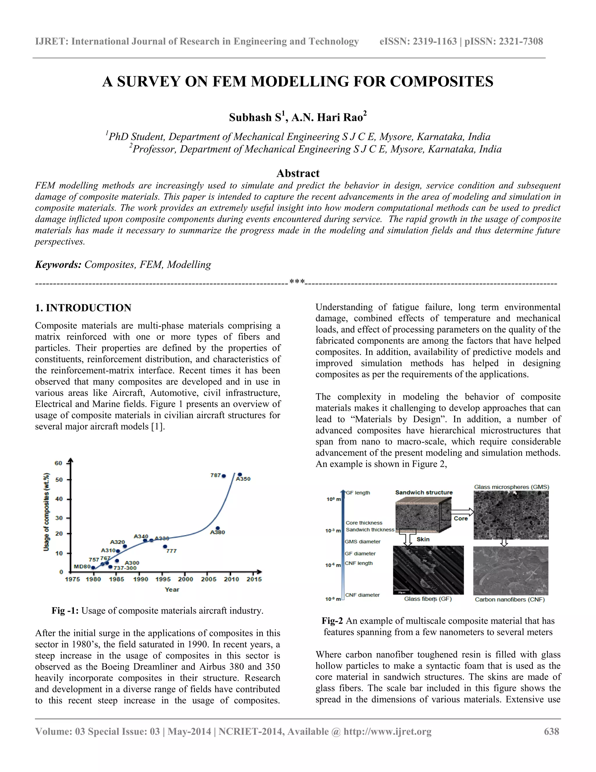 A survey on fem modelling for composites | PDF