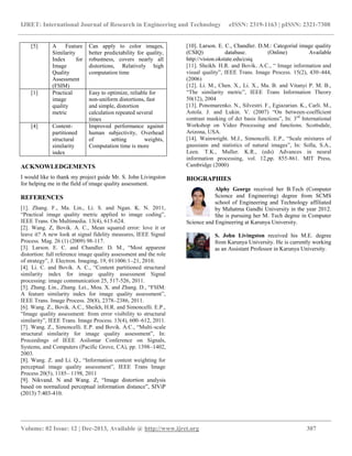 A survey on full reference image quality assessment algorithms | PDF