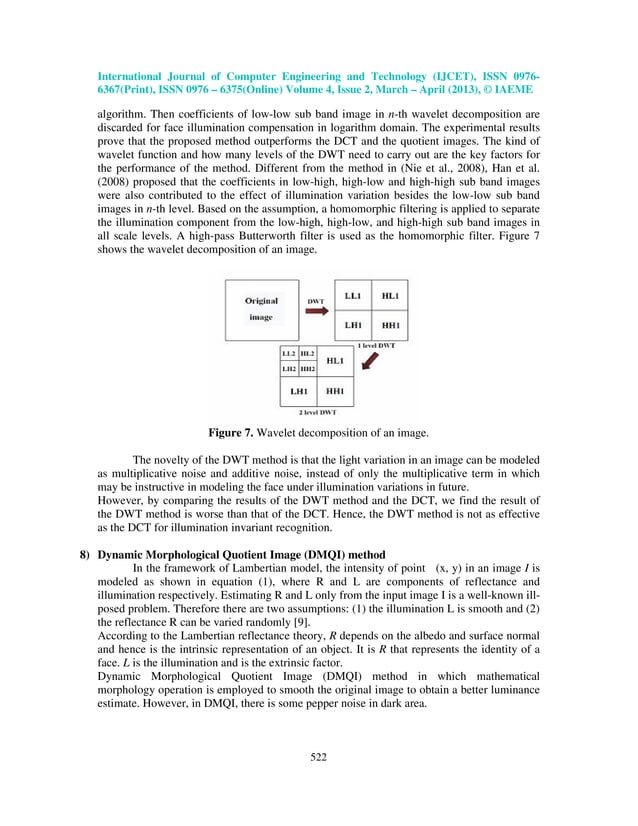 A Survey On Human Face Recognition Invariant To Illumination Pdf