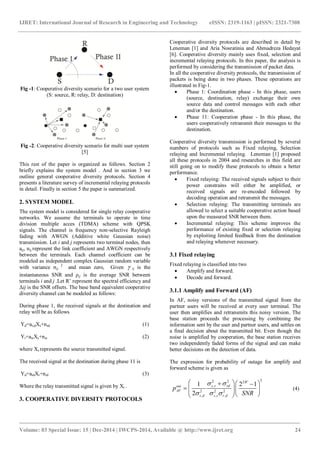 A survey on incremental relaying protocols in cooperative communication | PDF