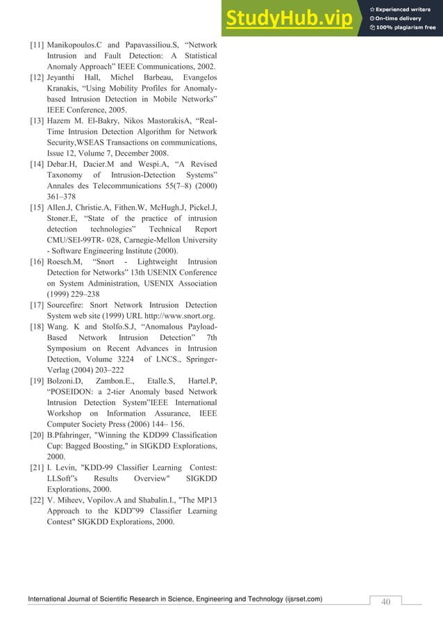 A Survey On Intrusion Detection Systems | PDF