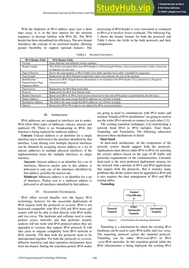 A Survey On Next Generation Internet Protocol IPv6 | PDF | Computer Networking | Computing