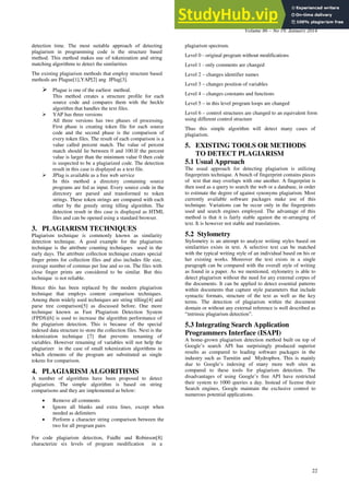 A Survey On Plagiarism Detection | PDF