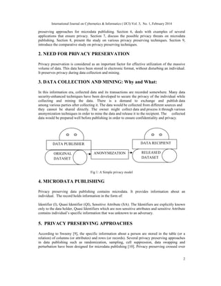 A survey on privacy preserving data publishing | PDF | Databases | Computer Software and ...
