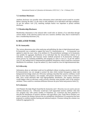 A survey on privacy preserving data publishing | PDF | Databases | Computer Software and ...