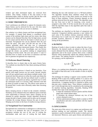 A survey on ranking sql queries using skyline and user | PDF