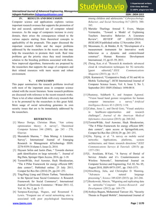 A Survey On Recent Research Areas In Computer Science | PDF | Internet | Computing