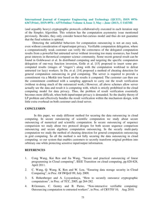 A survey on secured data outsourcing in cloud computing | PDF