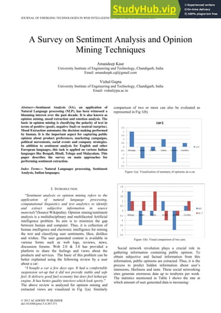 A Survey On Sentiment Analysis And Opinion Mining Techniques | PDF | Computer Software and ...