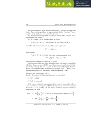 A Survey On The Weierstrass Approximation Theorem | PDF