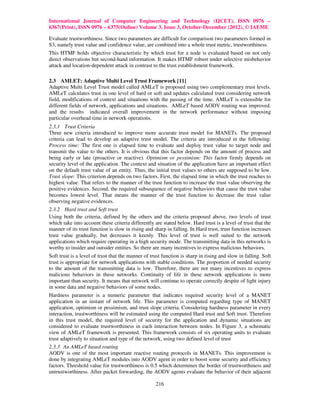 A survey on trust based routing in manet | PDF | Computer Networking | Computing