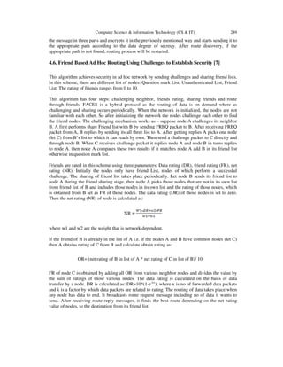 A survey on trust based secure routing in manet | PDF