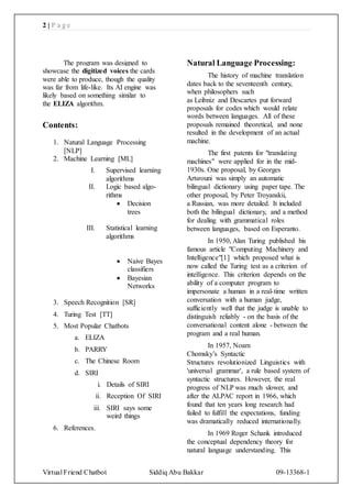 A survey paper of virtual friend | PDF