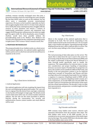 A Survey Paper On Chatbots | PDF | Artificial Intelligence | Technology ...