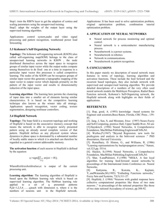 A survey research summary on neural networks | PDF