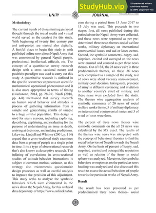 A Survey Study On Social Behaviors Towards Nepali Army | PDF