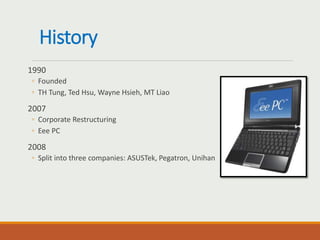 Asus company | PPTX
