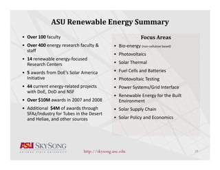 Overview of ASU Skysong & Jim Cook Role | PPT