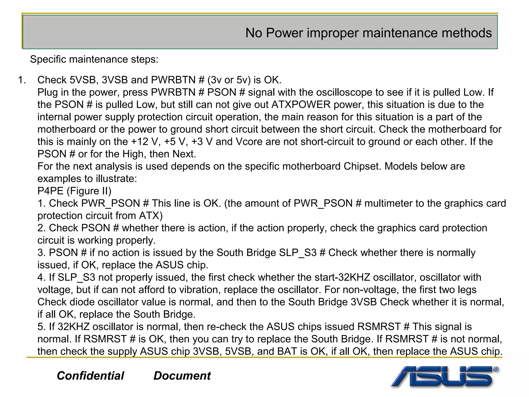 Asus mainboard advanced_maintenance_methods | PPT