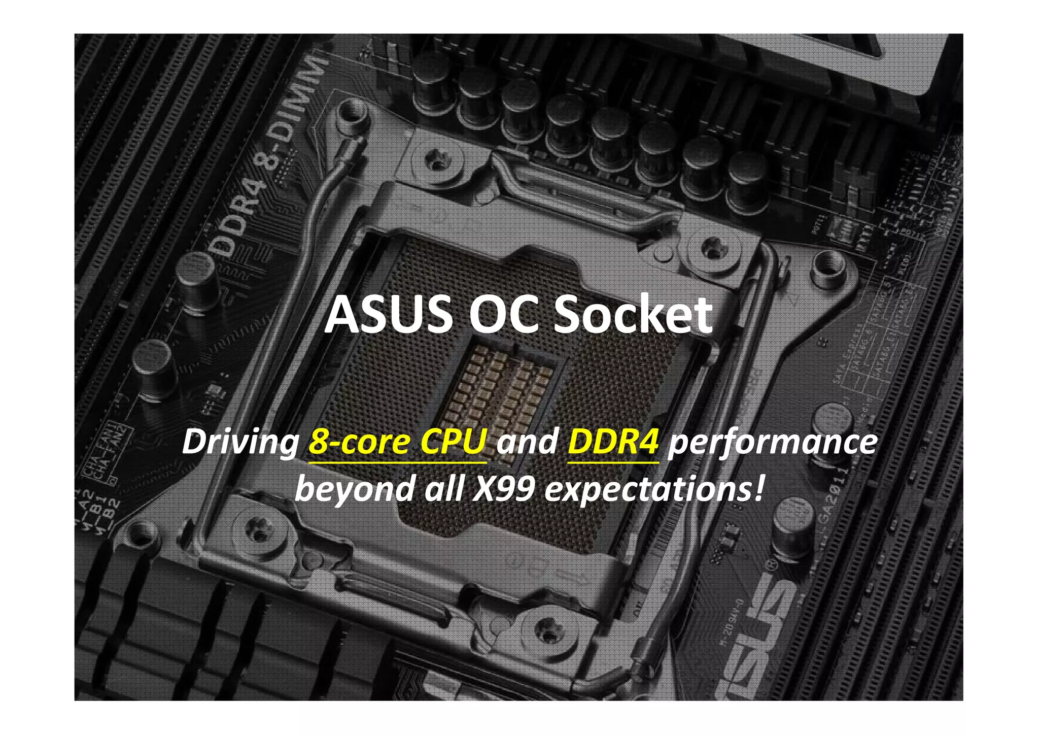 Asus oc socket kit beijing | PPT