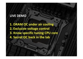 Asus oc socket kit beijing | PPT