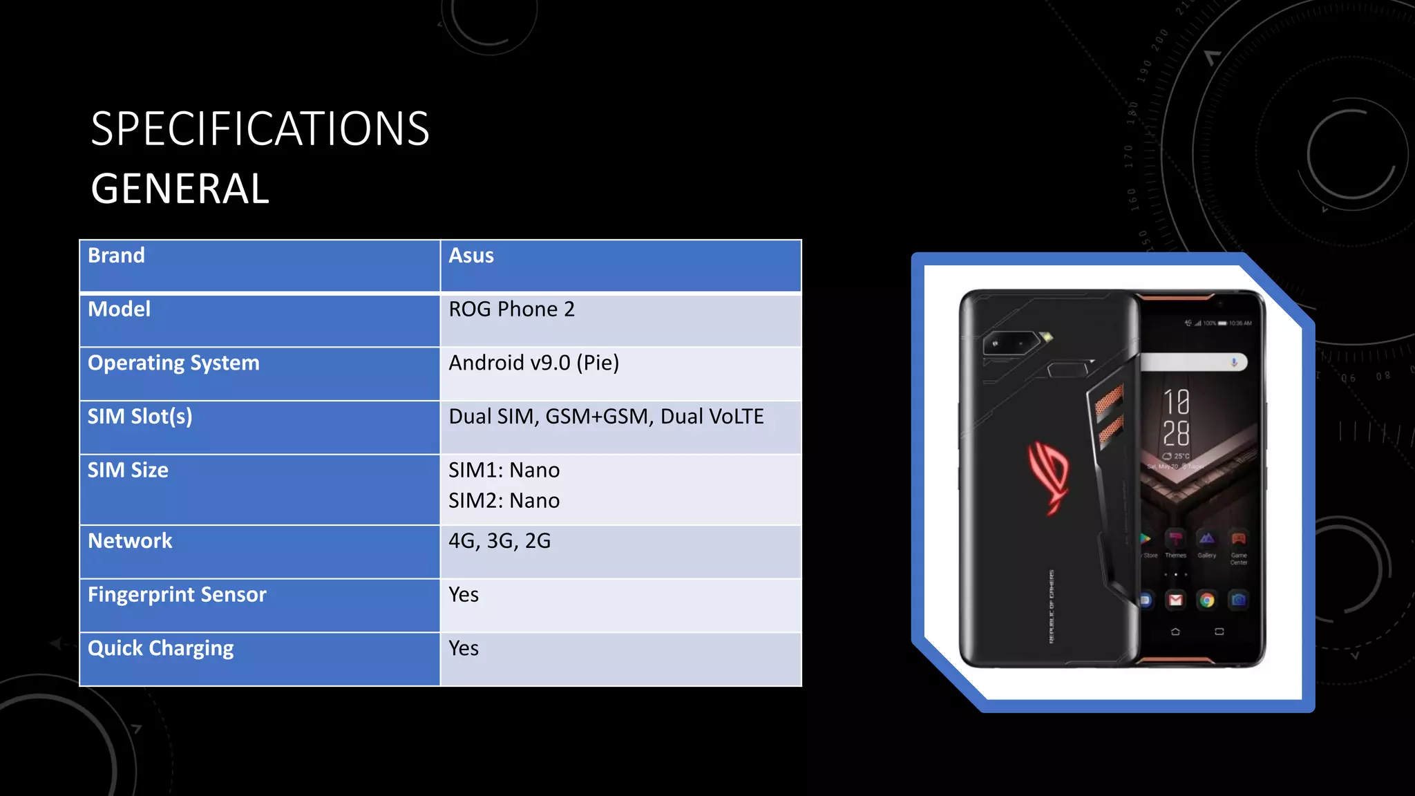 Asus ROG Phone II Overview & Specifications | PDF