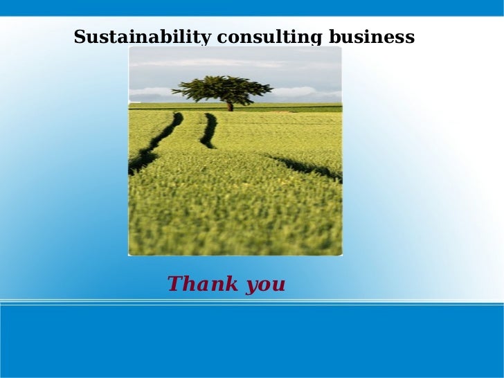 A Sustainability Consulting Firms Business