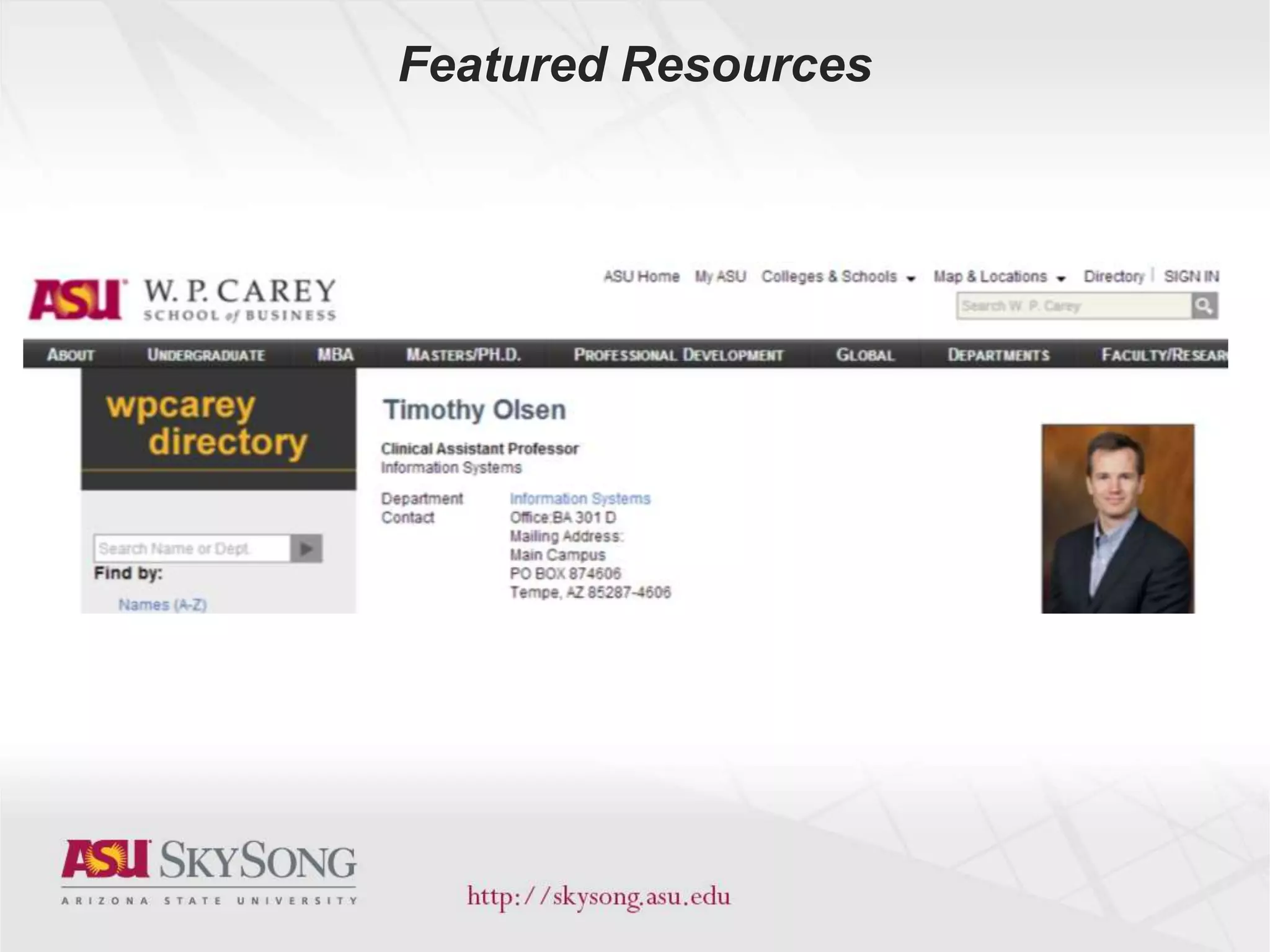 ASU Startup Resources June 2013 | PPTX