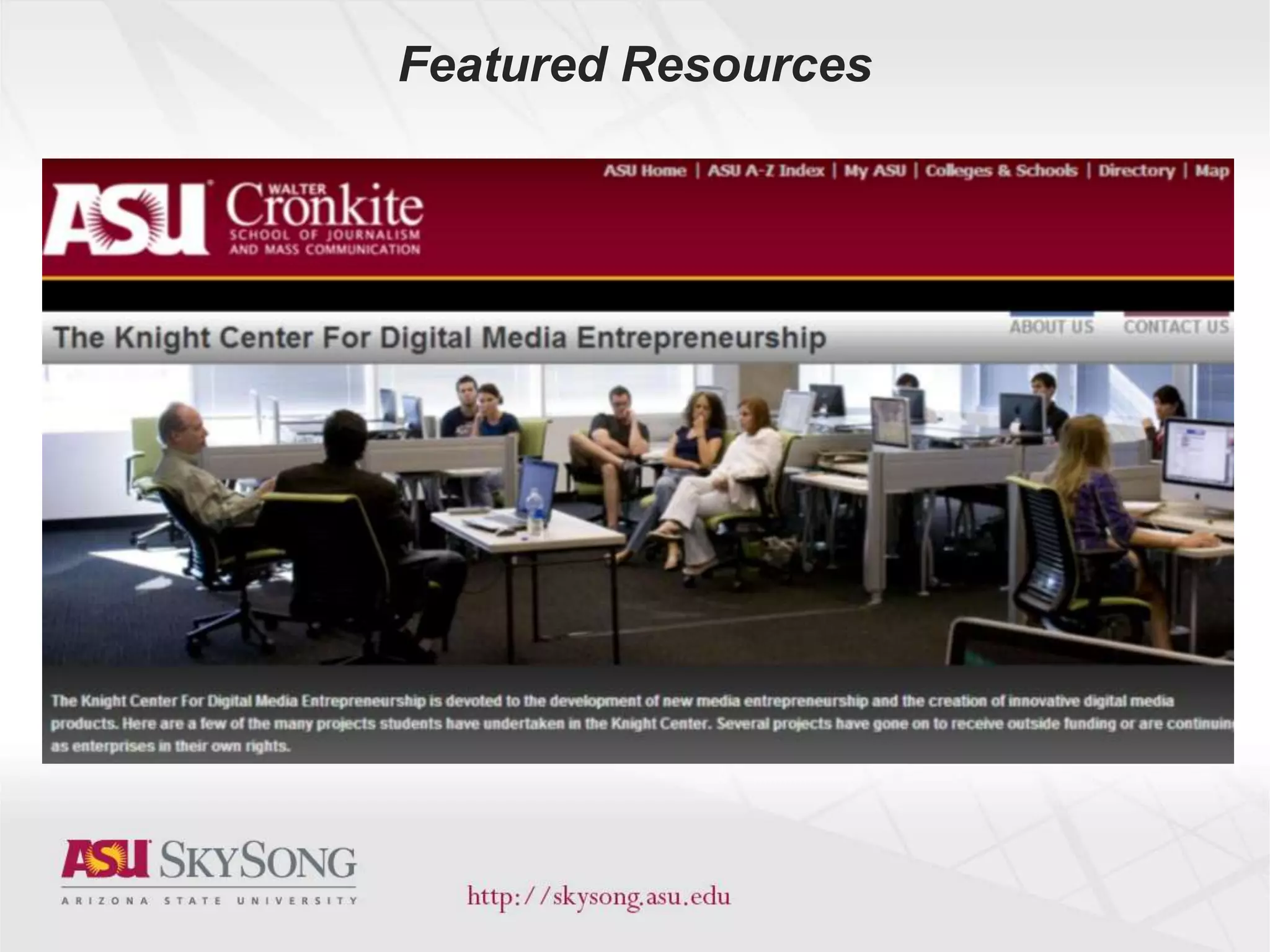 ASU Startup Resources June 2013 | PPTX