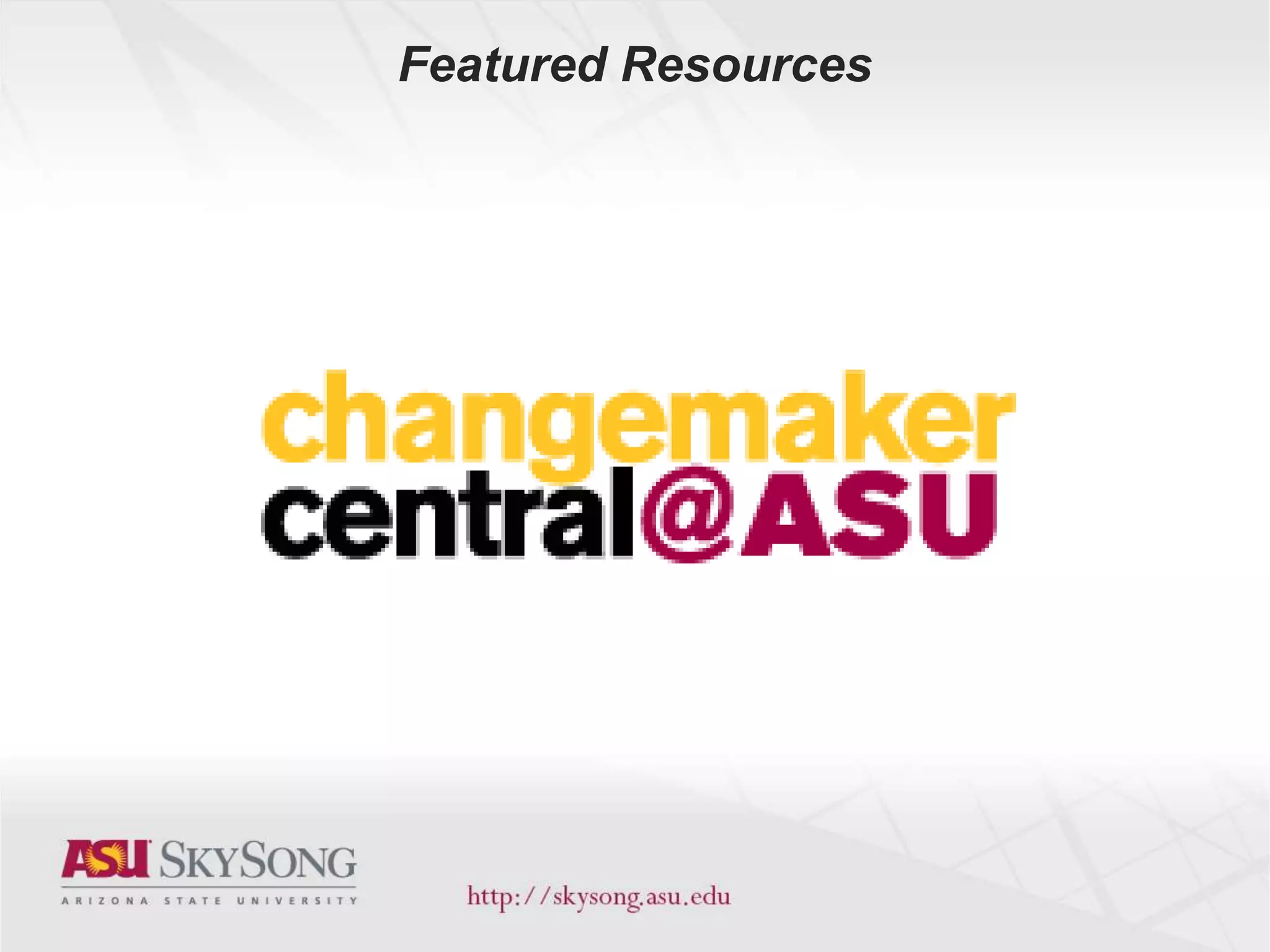 ASU Startup Resources June 2013 | PPTX