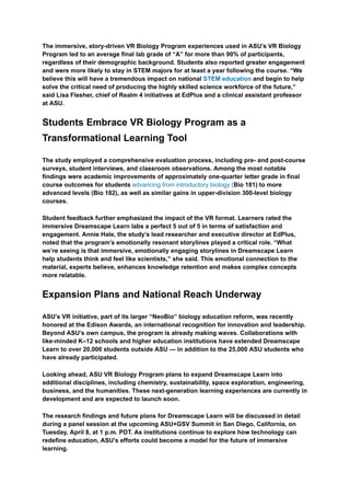 ASU’s VR Biology Program Boosts STEM Success Nationwide, Study Shows.pdf