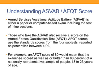 ASVAB Refresher | PPTX | Educational Assessment | Education