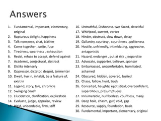 Asvab word knowledge | PDF