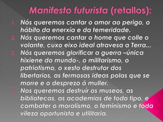 As vangardas, ismos, 4ºESO | PPTX