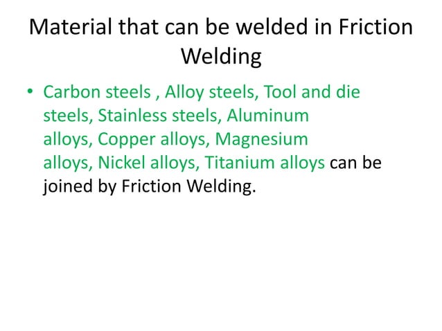 Solid state welding | PPTX