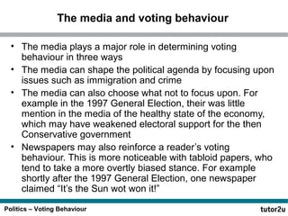 As voting behaviour | PPT