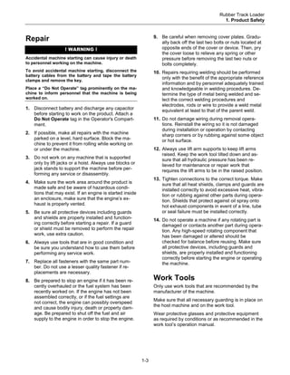 Asv posi track rc-50 track loader service repair manual | PDF