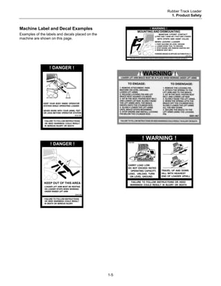 ASV Posi-Track RC-85 Track Loader Service Repair Manual.pdf