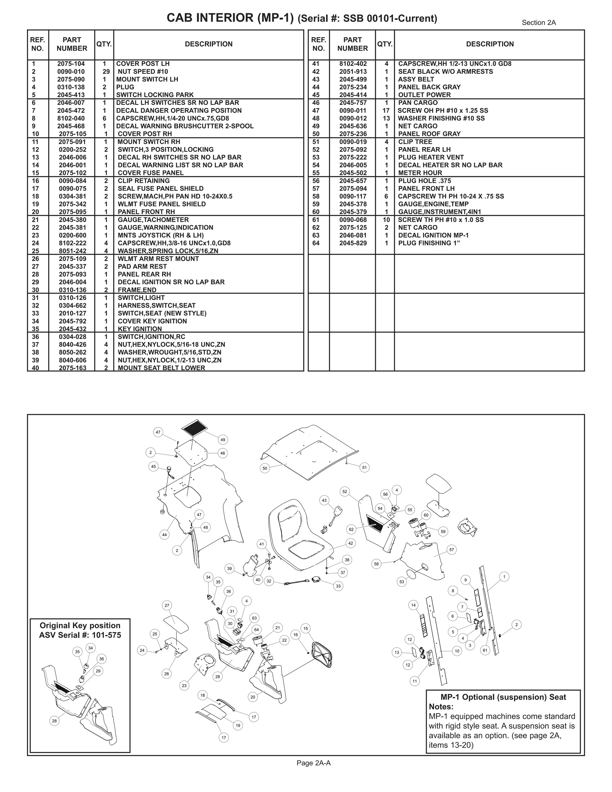 ASV Posi-Track SR 70 Track Loader Parts Catalogue Manual.pdf