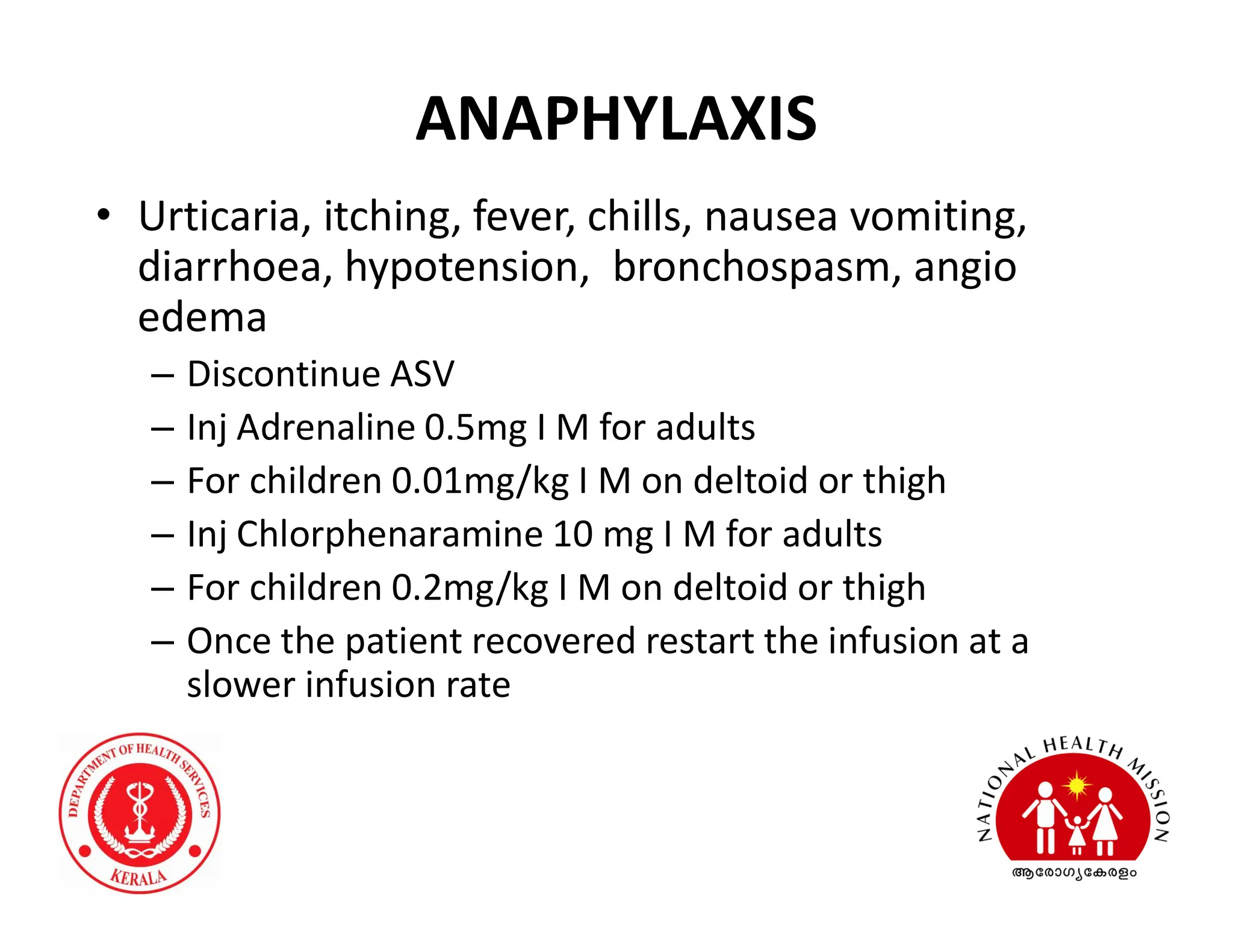 ASV PROTOCOL PPT WHO guidelines and management | PDF